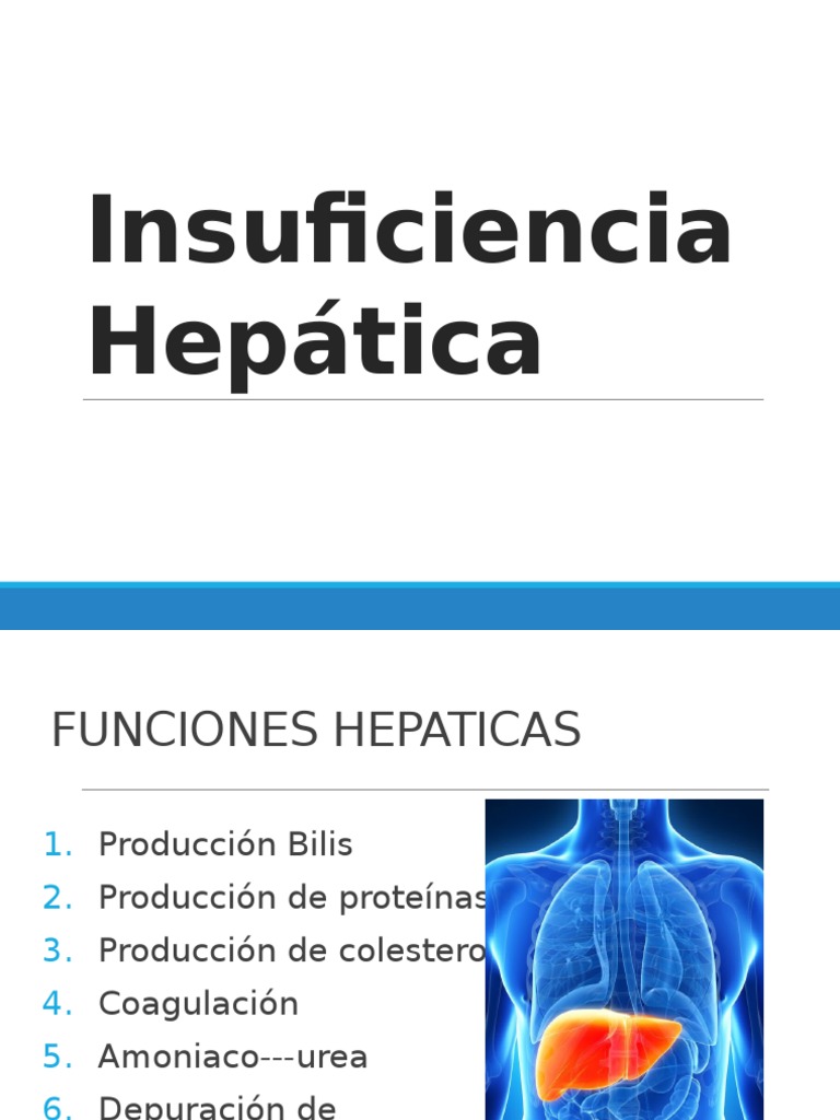 Insuficiencia Hepatica | PDF | Hepatitis | Hipoglucemia