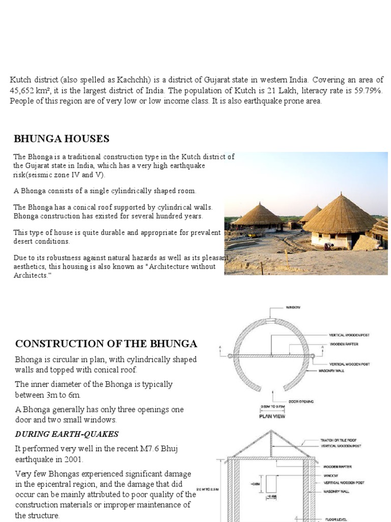 Bhonga House | PDF | Roof | Masonry