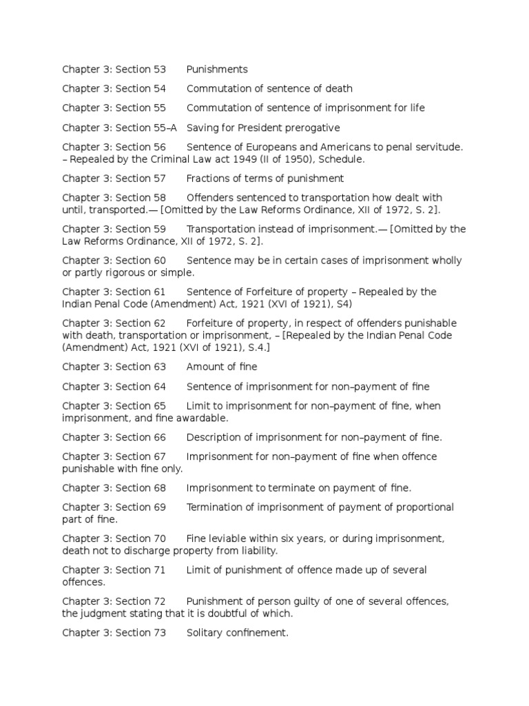 PPC Sections | PDF | Fine (Penalty) | Sentence (Law)