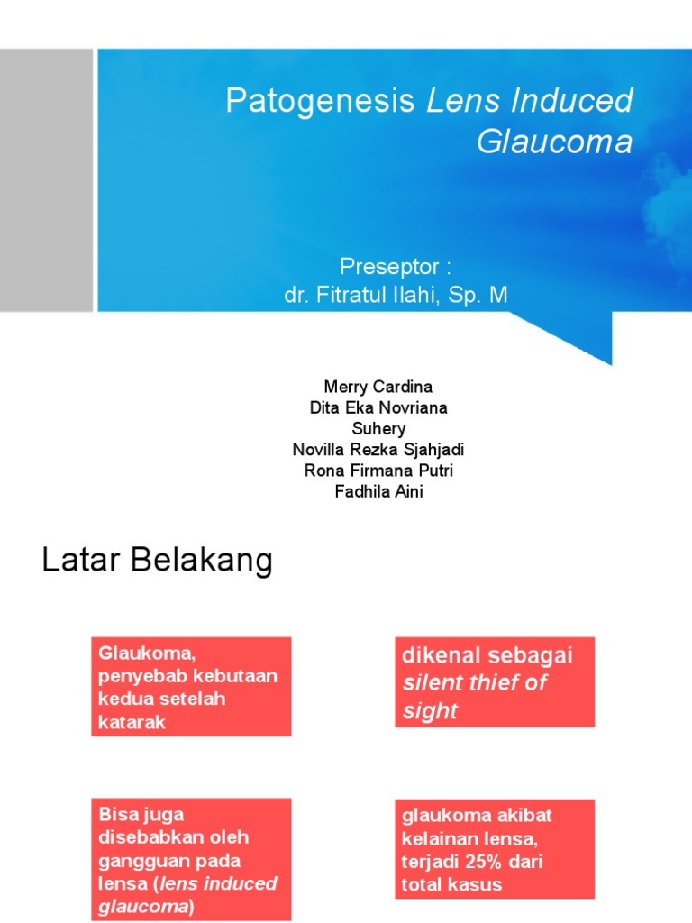 Patogenesis Lens Induced Glaucoma | PDF