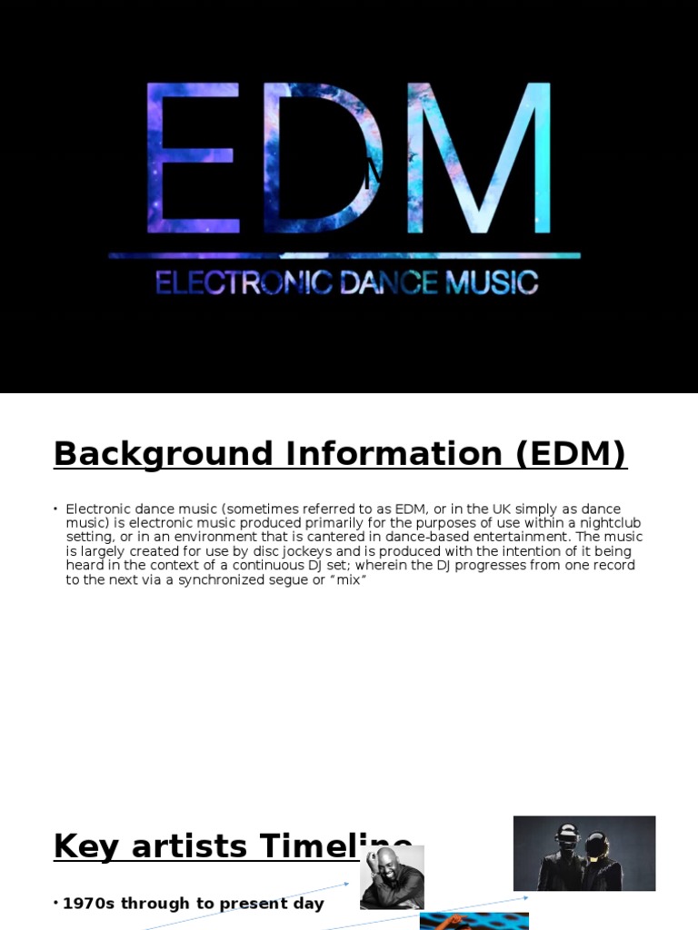 Jake Edm Powerpoint | PDF | Musical Subgenres | Contemporary Music
