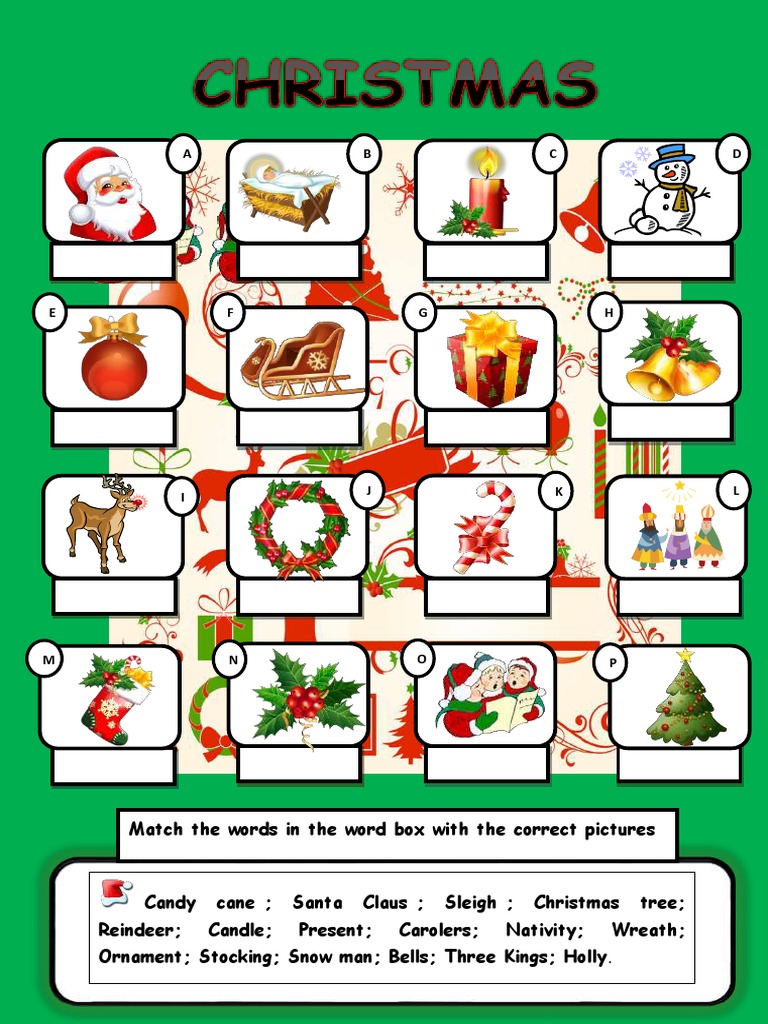 Christmas Vocabulary | PDF