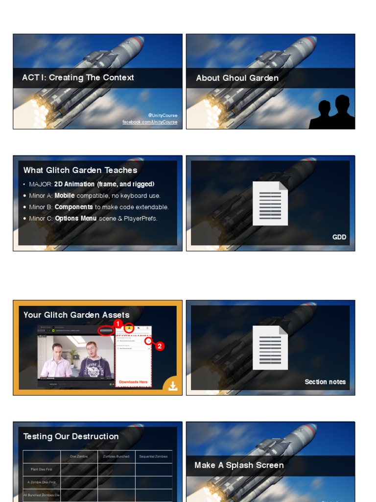 GG04 Glitch Garden Slides | Download Free PDF | Texture Mapping | Android (Operating System)