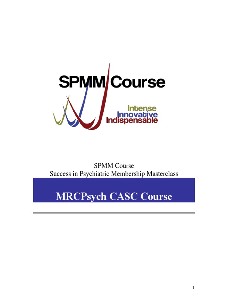 SPMM | PDF | Delusion | Major Depressive Disorder