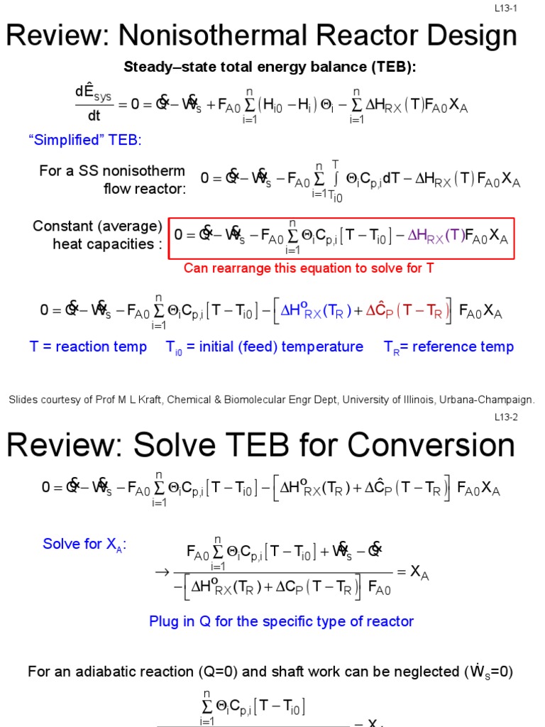 Equilibrium Conversion in Reactor Design | PDF | Chemical Reactor ...