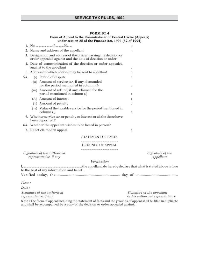 Form ST-4 | PDF | Government Finances | Government Information