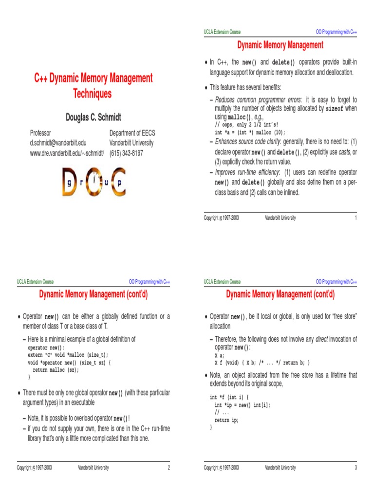 C - Mem-Mgnt4 PDF | PDF