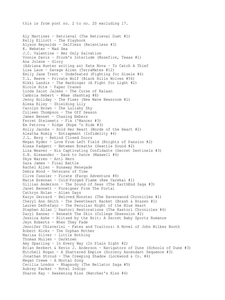 Solidfiles Links Post2-20 | PDF