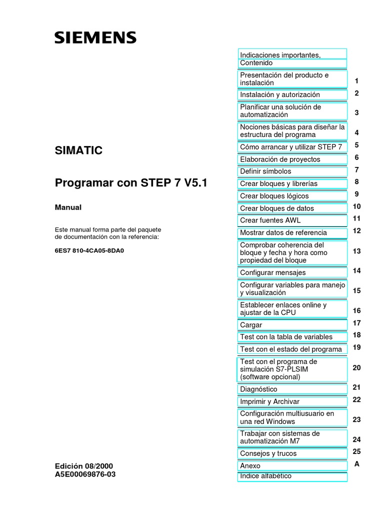 Programar Con STEP 7 PDF | PDF