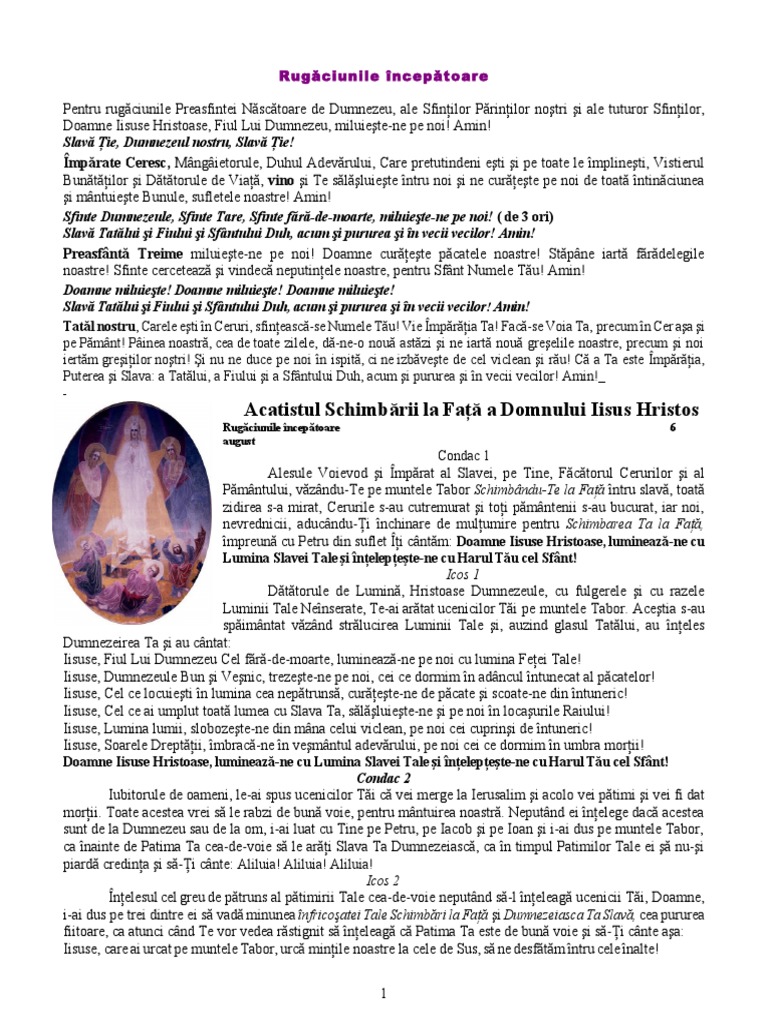 120 de Acatiste Ale Sfintilor PDF | PDF