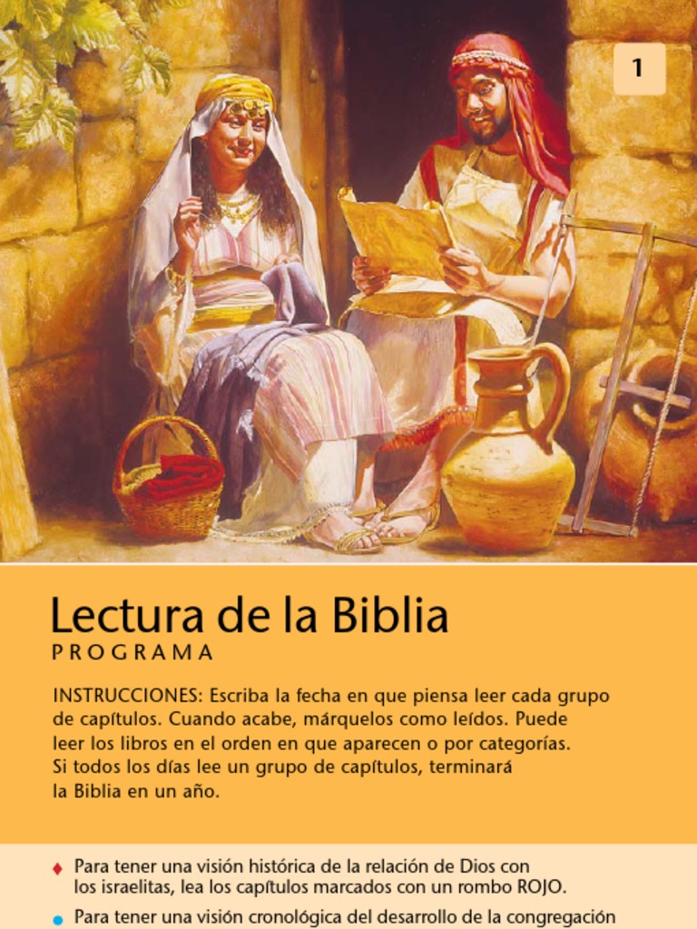 Programa para Lectura de La Biblia JW PDF | PDF
