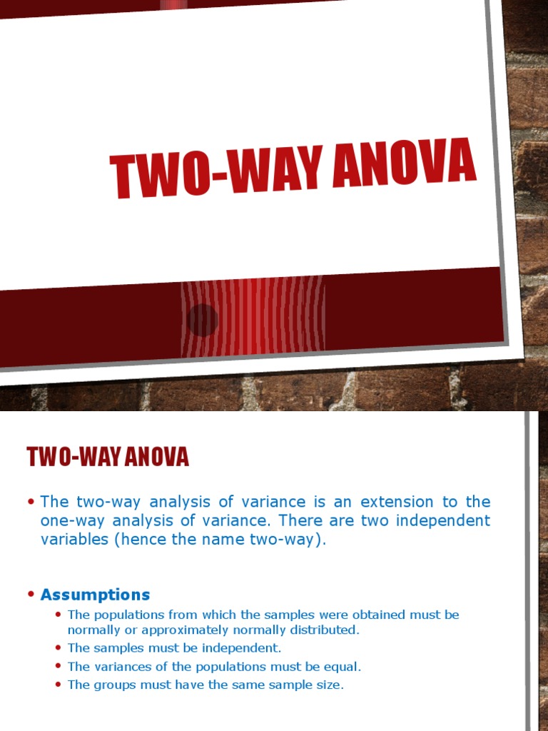 Two Way Anova | PDF | Analysis Of Variance | Degrees Of Freedom ...