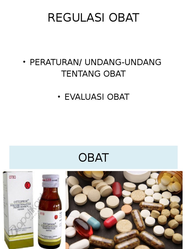 Regulasi Obat | PDF