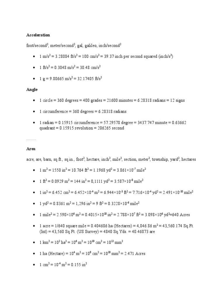 Satuan Si | PDF | Pascal (Unit) | Horsepower