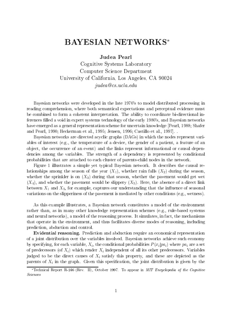 Bayesian Networks PDF | PDF | Bayesian Network | Causality