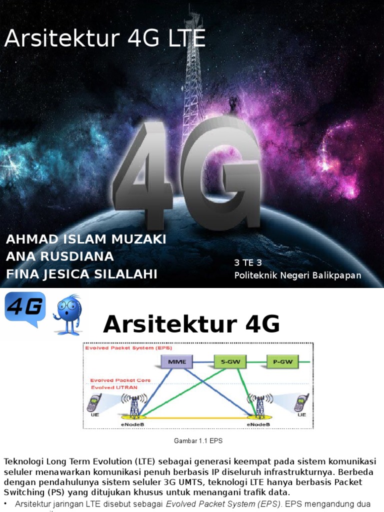Arsitektur 4G LTE Final | PDF