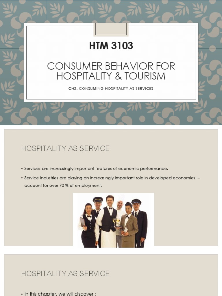 Consumer Behavior For: Hospitality & Tourism | PDF | Goods | Consumer ...