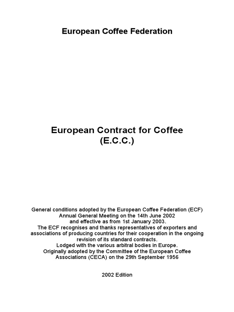 Contracts Ecc 20 | PDF | Arbitration | Letter Of Credit