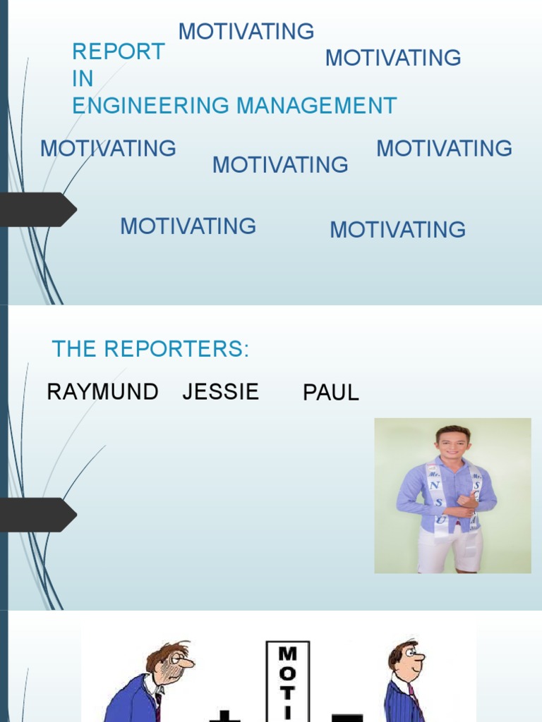 IN Engineering Management: Motivating Motivating | PDF | Motivation ...