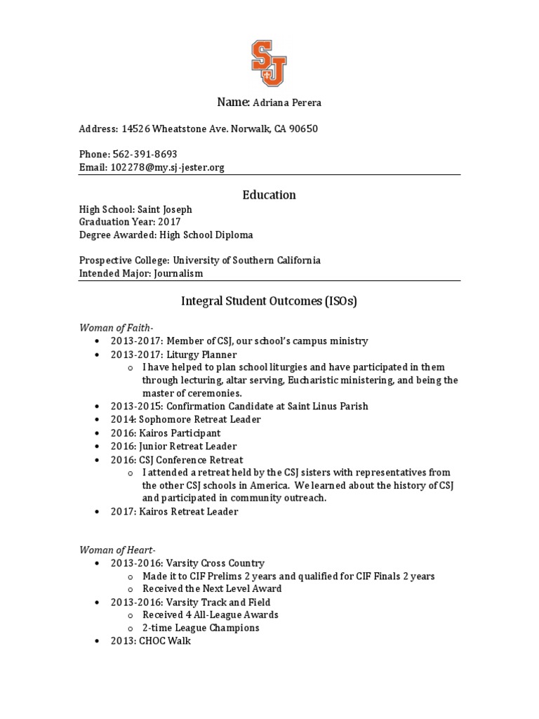 Capstone Resume | PDF | Internship | Job Hunting