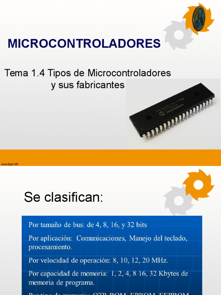 1.4 Microcontroladores | PDF | Microcontrolador | Clases de computadoras