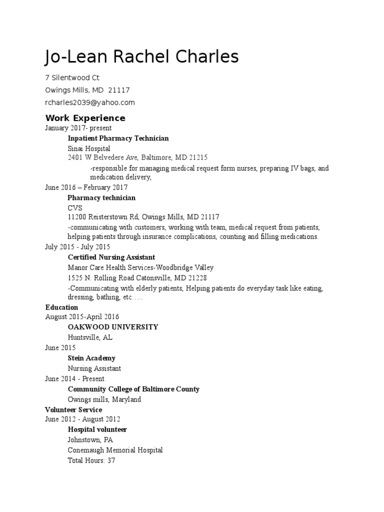 Jolean Resume Final | PDF | Self-Improvement | Wellness