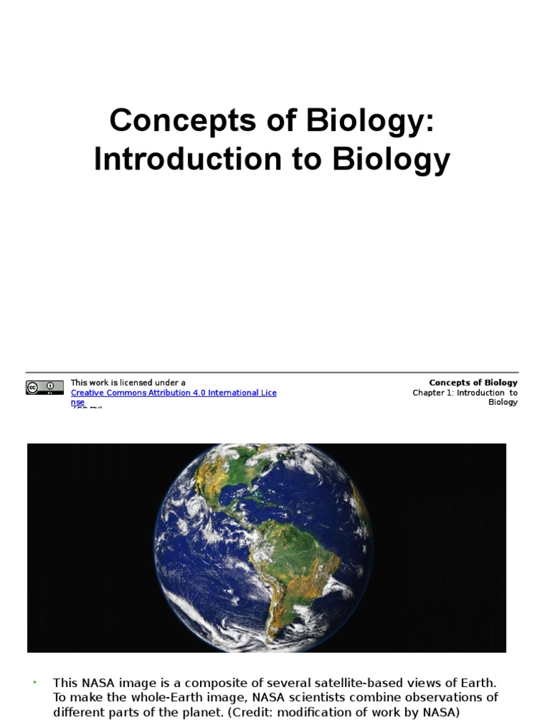 Introduction To Biology | PDF | Biology | Organisms