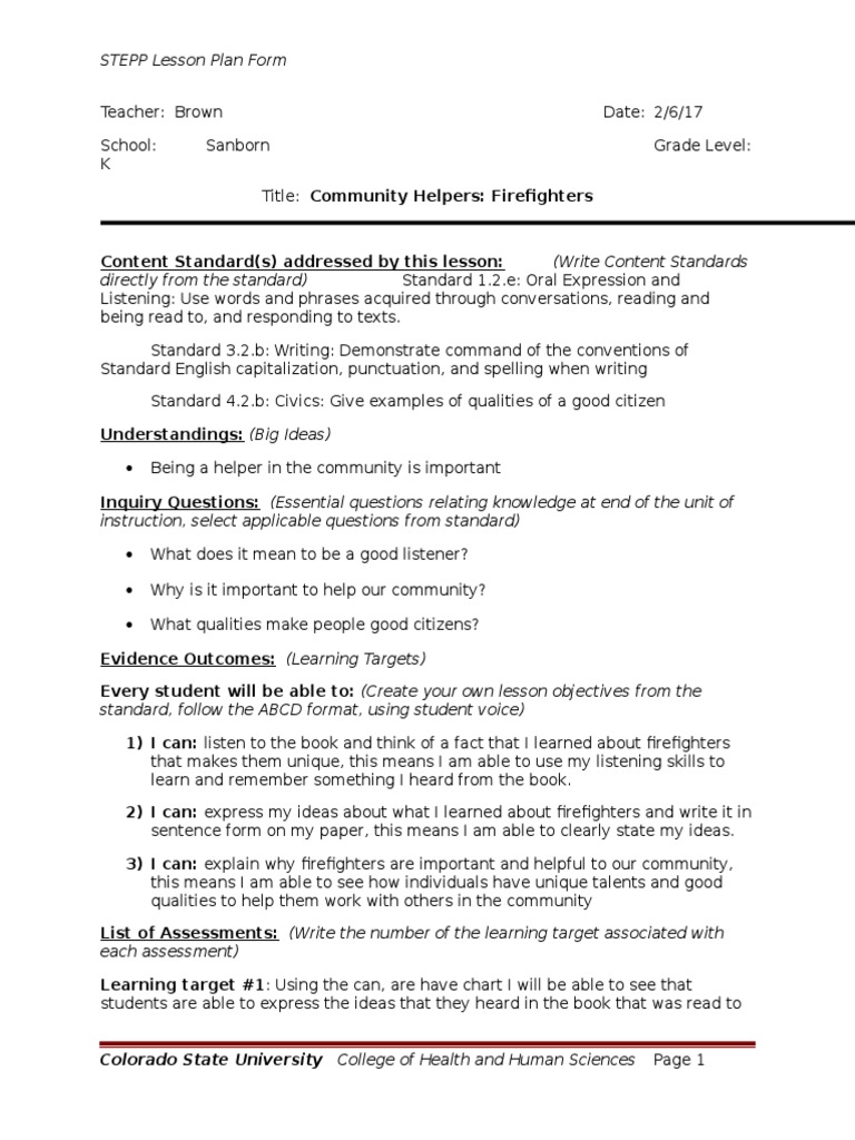 Firefighters - Lesson 2 For Observation | PDF | Lesson Plan | Semiotics
