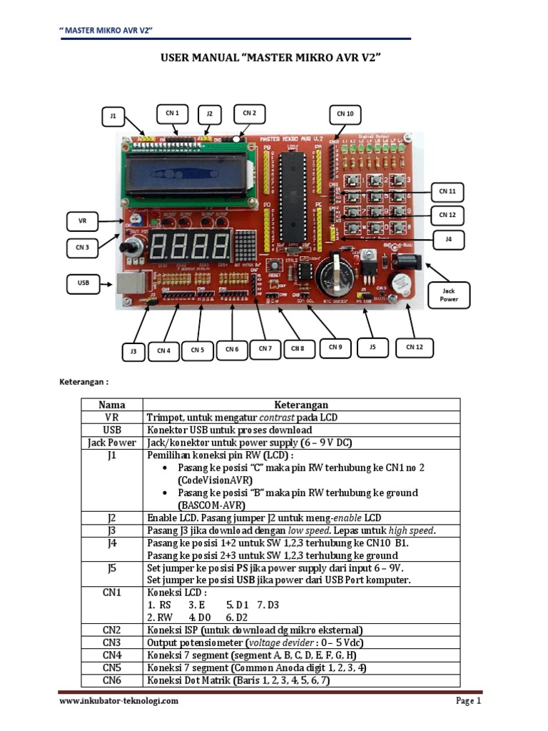 User Manual MM Avr v2 | PDF | Komputer