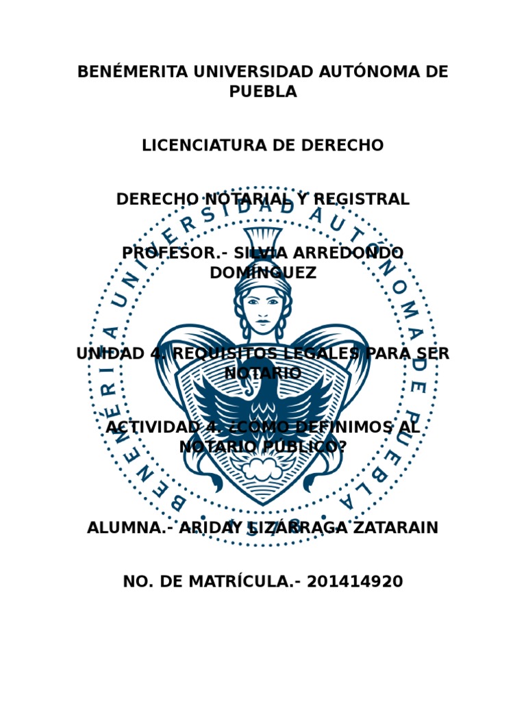 Definición Legal del Notario Público | PDF | Gobierno | Instituciones ...