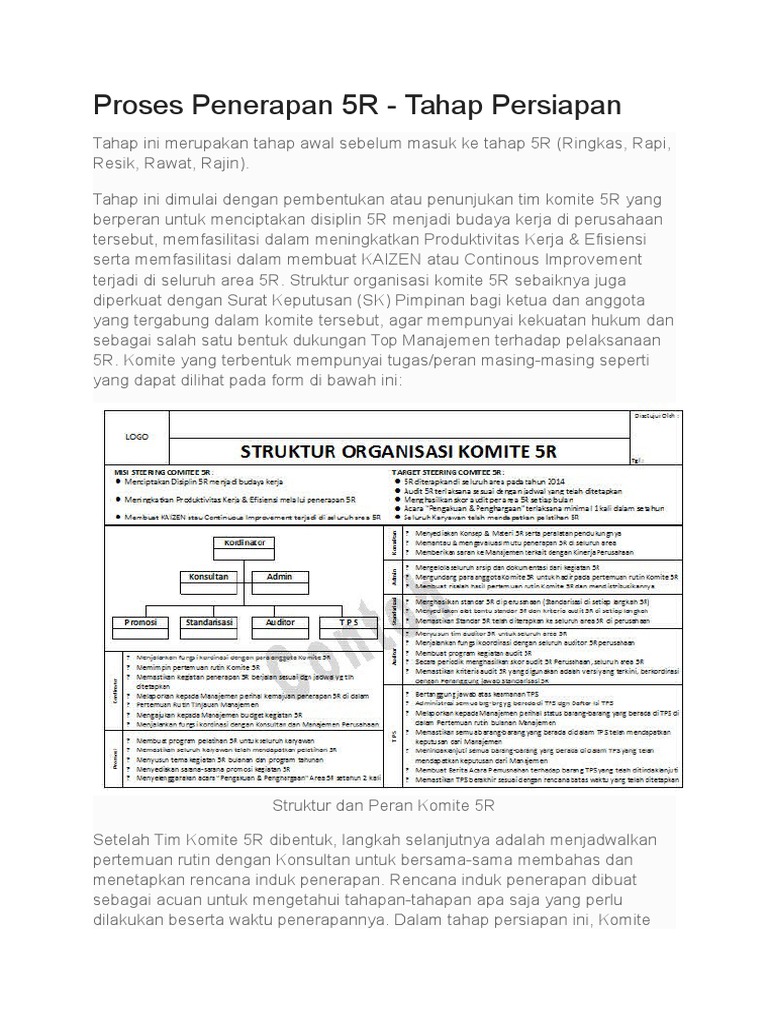 Proses Penerapan 5R | PDF