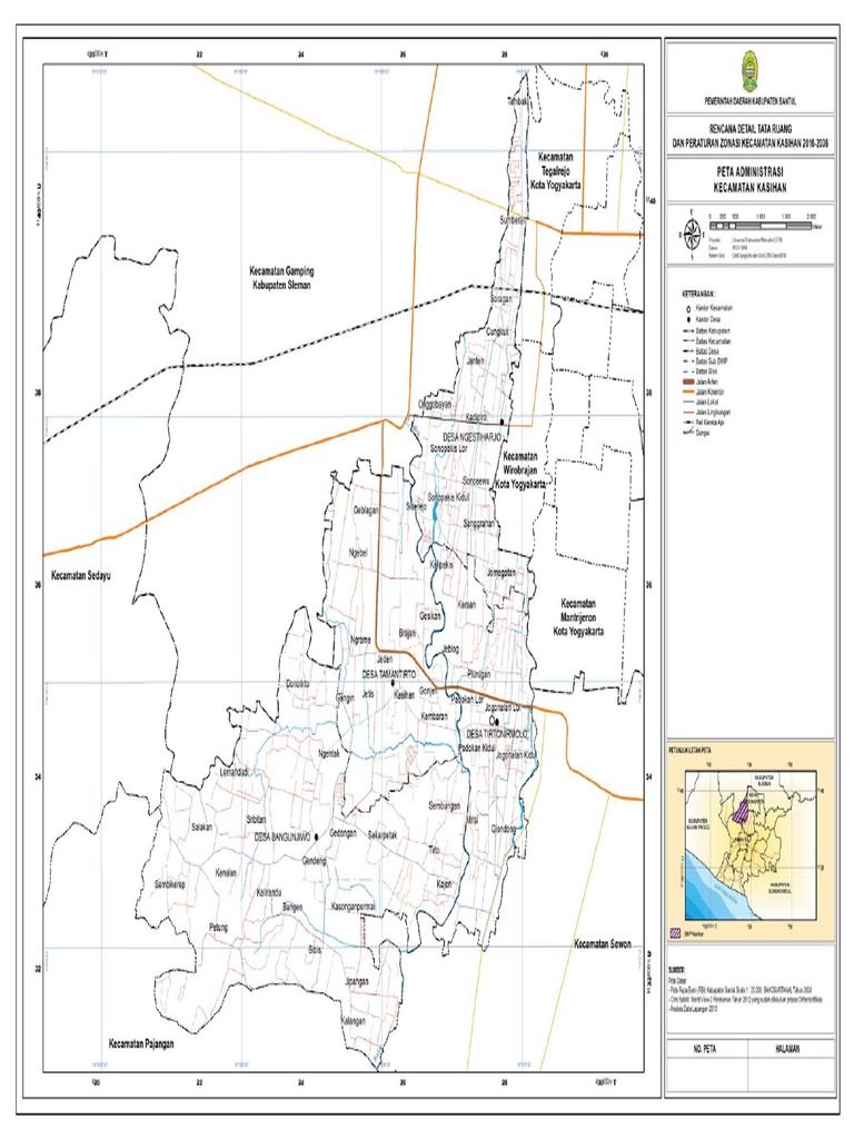 RDTR Kasihan Peta A4 | PDF