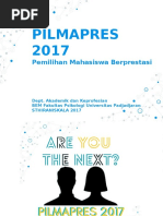Buku Pedoman Pilmapres 2025 | PDF