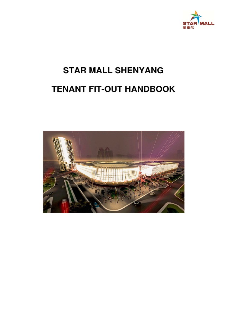 Fit Out Handbook | PDF | Elevator | Lease