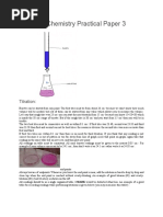 Lane and Eynon's Method | PDF | Titration | Chemistry
