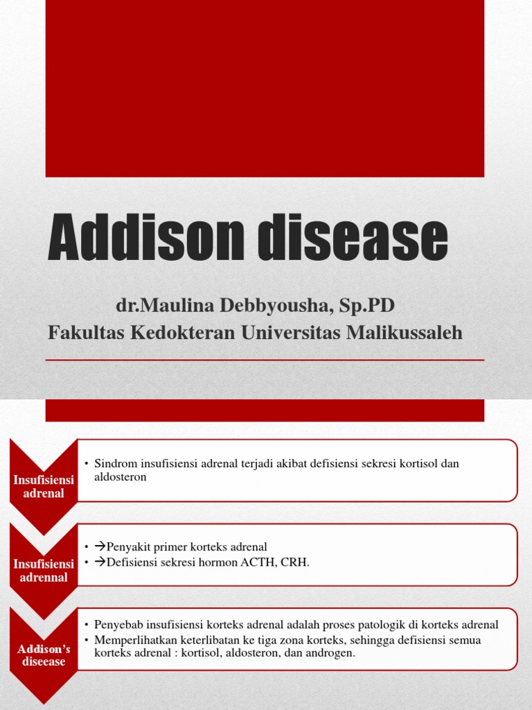 Penyakit Addison: Gejala dan Pengobatan | PDF | Sains & Matematika