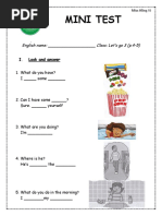 Let’s Go 2 Unit 2 Test: Vocabulary Quiz | PDF