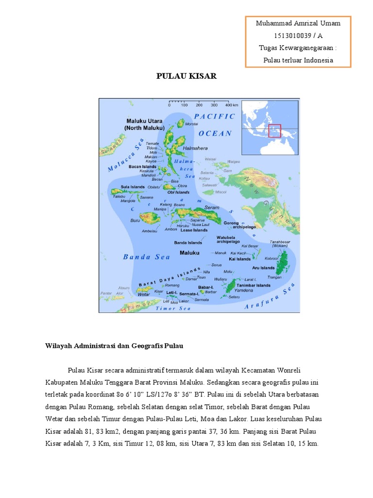 Eksplorasi Pulau Kisar: Geografi & Budaya | PDF
