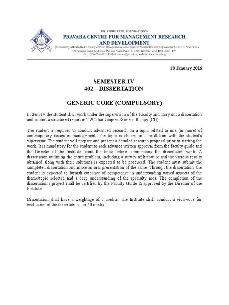 Guidelines For Dissertation Pdf Thesis Science