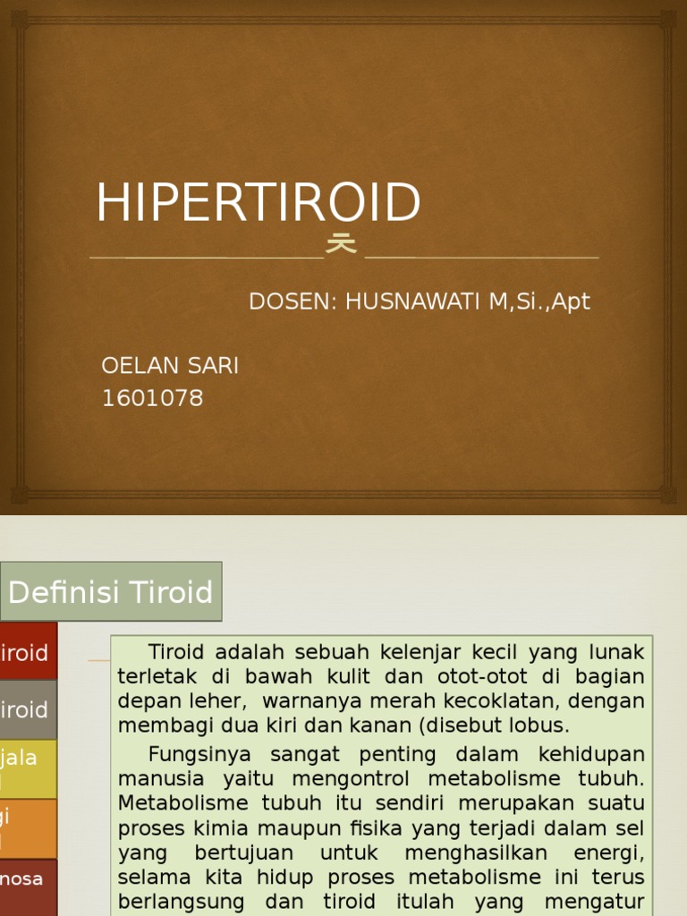 HIPERTIROID | PDF | Kesehatan Holistik | Pengembangan Diri