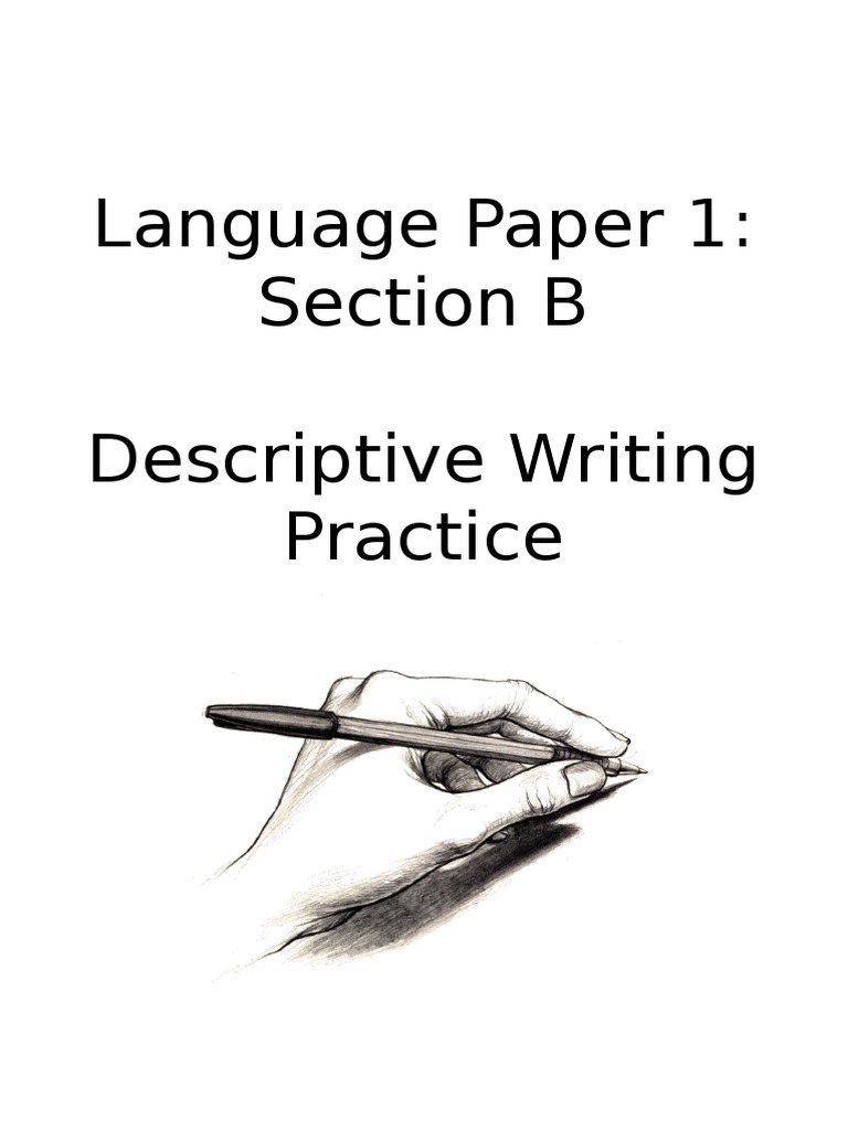 Descriptive Writing Practice Guide | PDF | Zoom Lens | Camera Lens