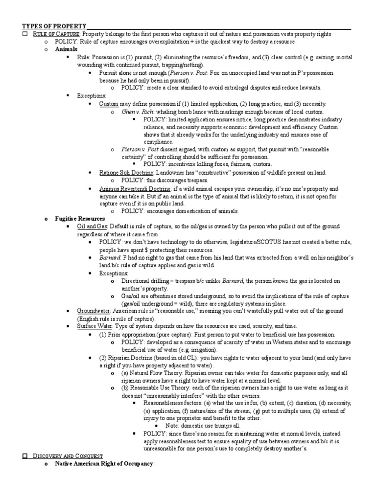 Property Attack Outline | PDF | Leasehold Estate | Concurrent Estate