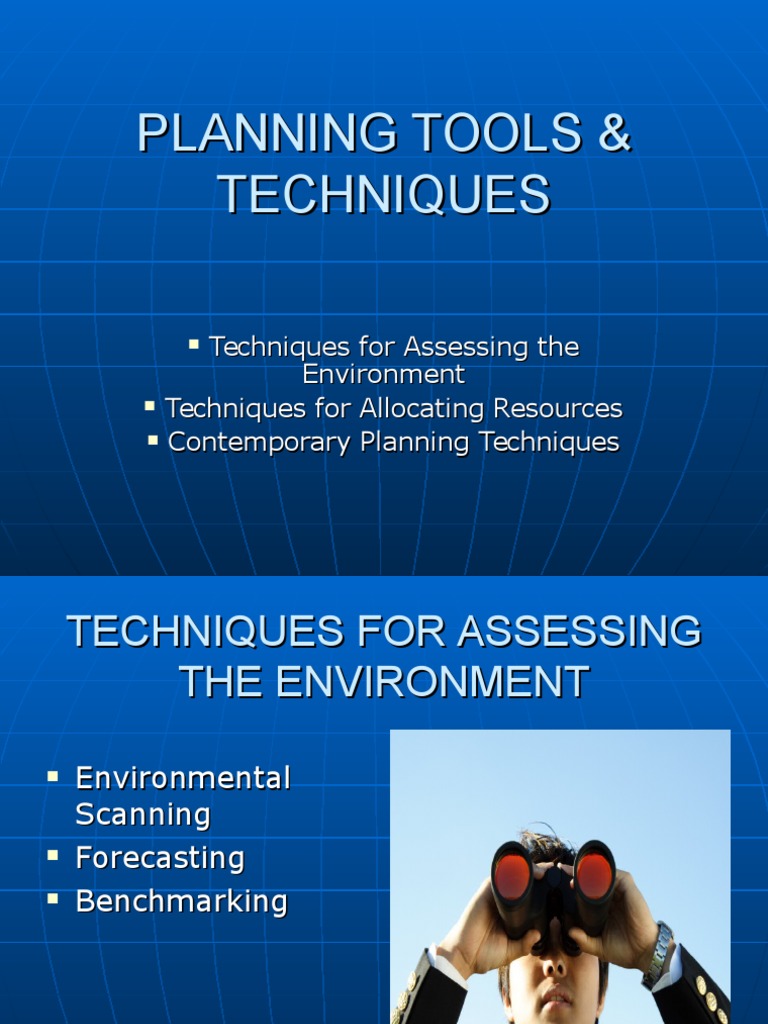 4-Planning Tools & Techniques | PDF | Forecasting | Prediction