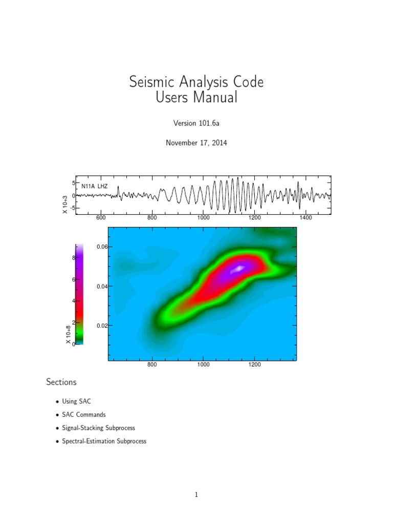 Seismic Analysis Code Users Manual: Sections | PDF | File Format | Parameter (Computer Programming)