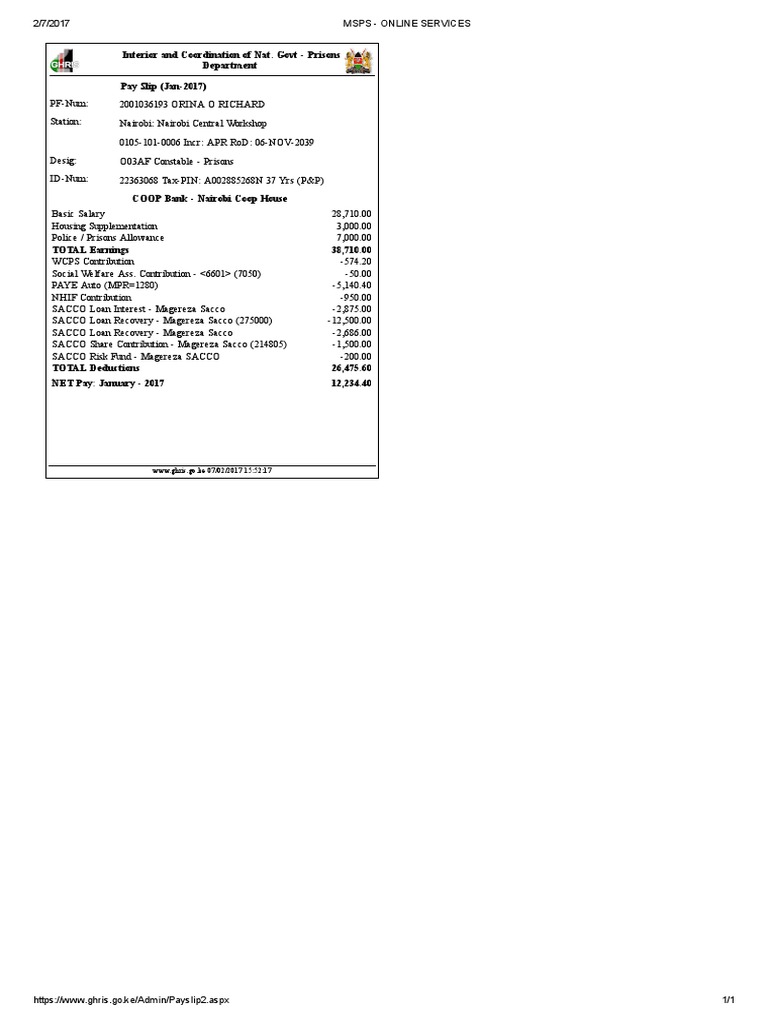 MSPS - Online Services PDF | PDF