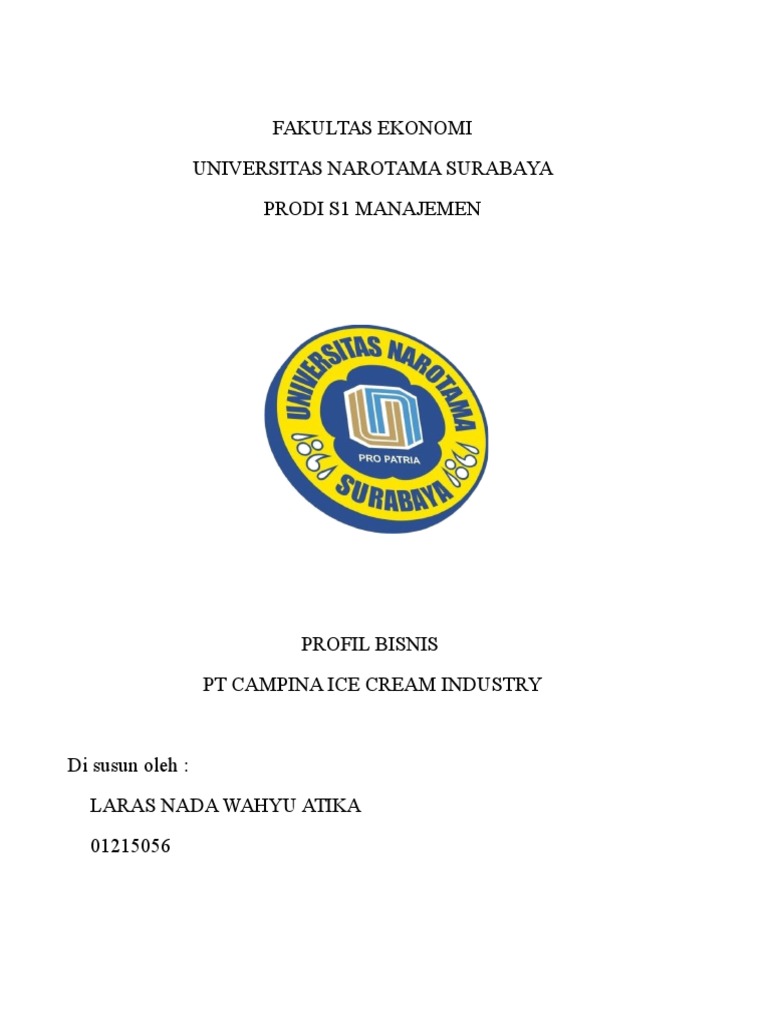 Makalah Pngntar Bisnis Profil Usaha Campina | PDF
