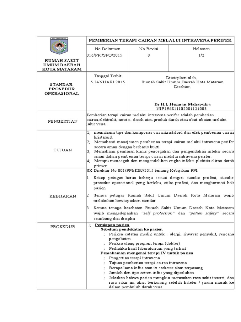 16 Spo Terapi Cairan (P) | PDF