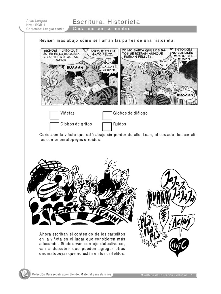 Partes de La Historieta PDF | PDF