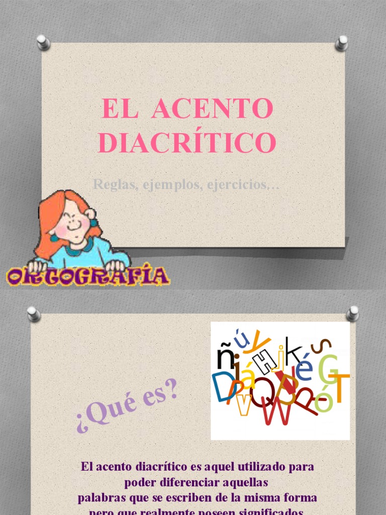 ACENTO-DIACRITICO | Palabra | Pronombre