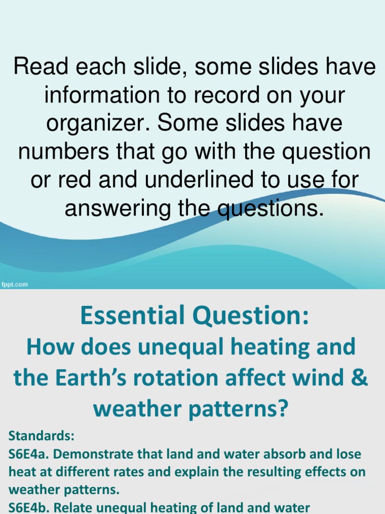 Wind Movement Notes High Low Pressure | PDF | Wound | Atmosphere Of Earth